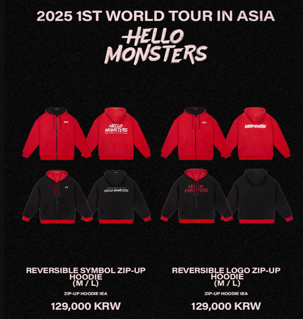 BABYMONSTER 1st WORLD TOUR - 09 HOODIE – Tooki Booki